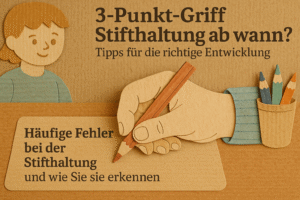 3 Punkt Griff Stifthaltung ab wann? Tipps für die richtige Entwicklung