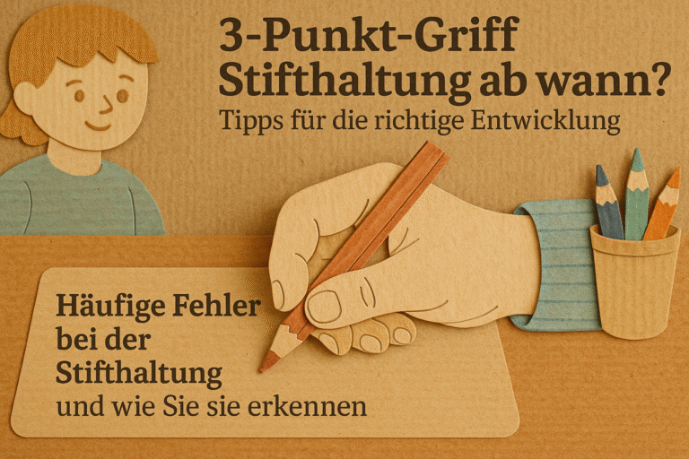 3 Punkt Griff Stifthaltung ab wann? Tipps für die richtige Entwicklung